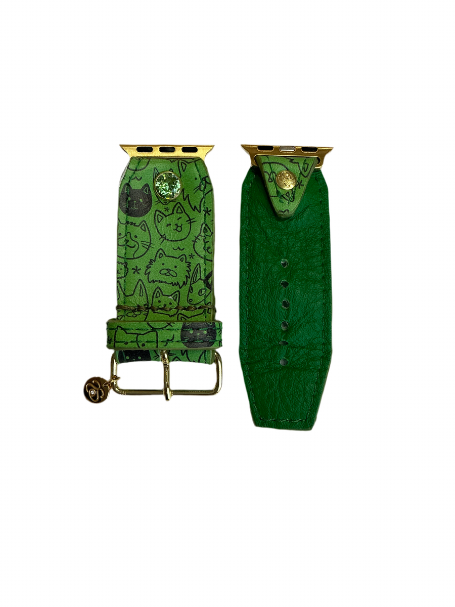 Ready to Ship - Luxe PIP Green Cats with Classic Kelly Green Sivella W ...