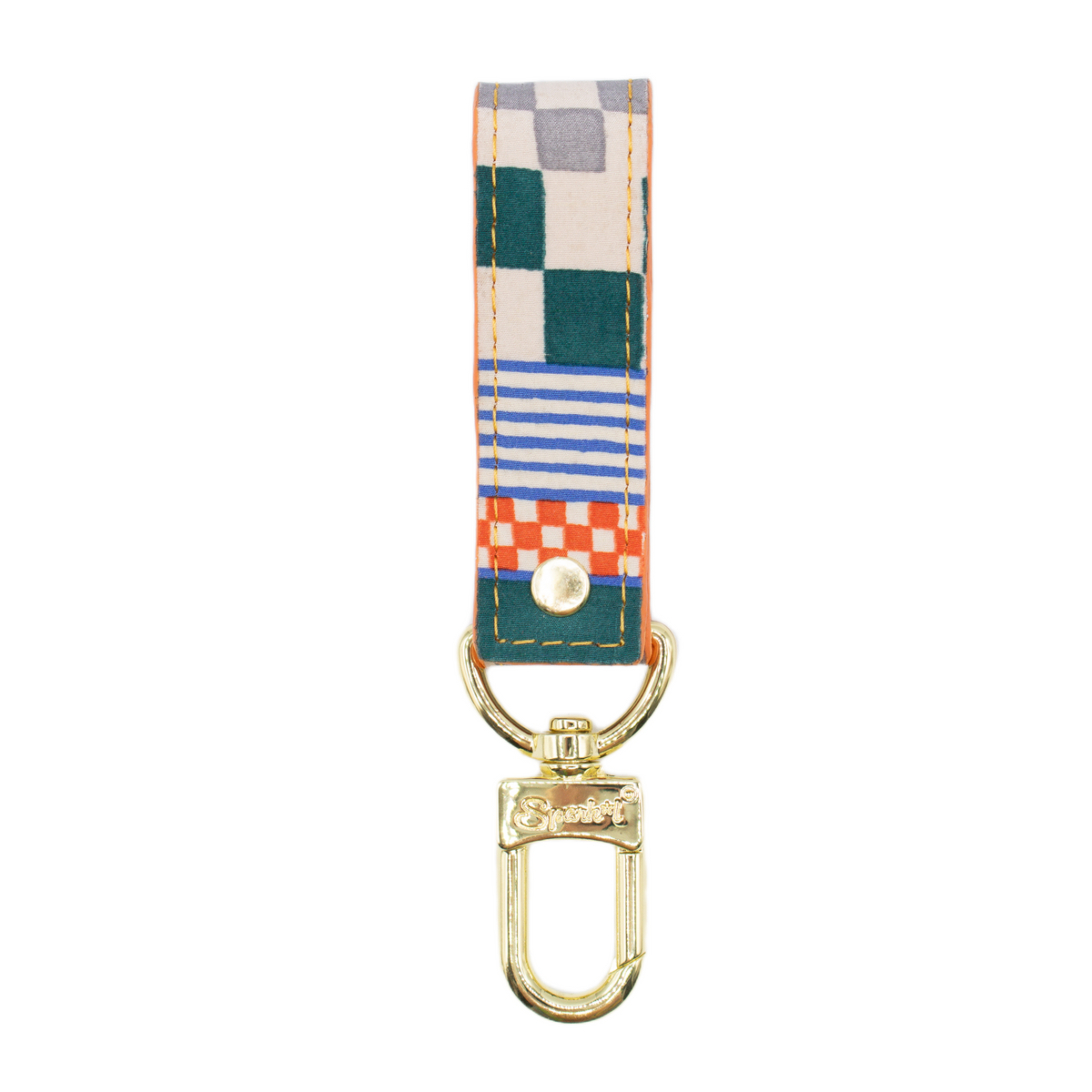 Upcycled LV Crazy Checks Keyfob – Spark*l