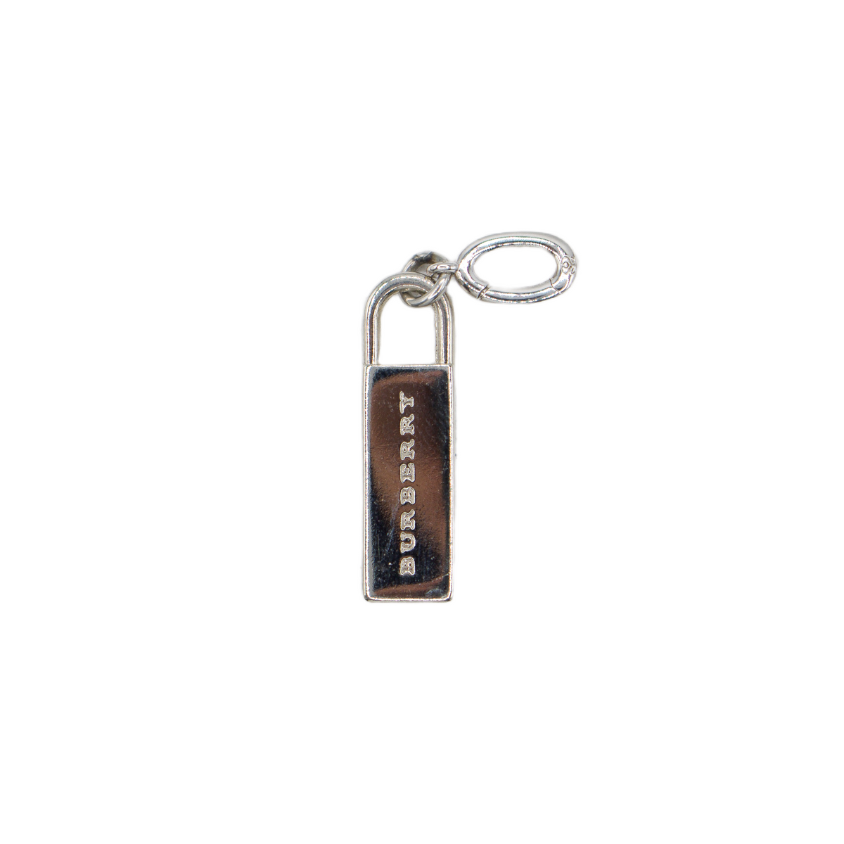 LOT #216 - Upcycled Mini Burberry Zipper Interchangeable Charm (Silver ...