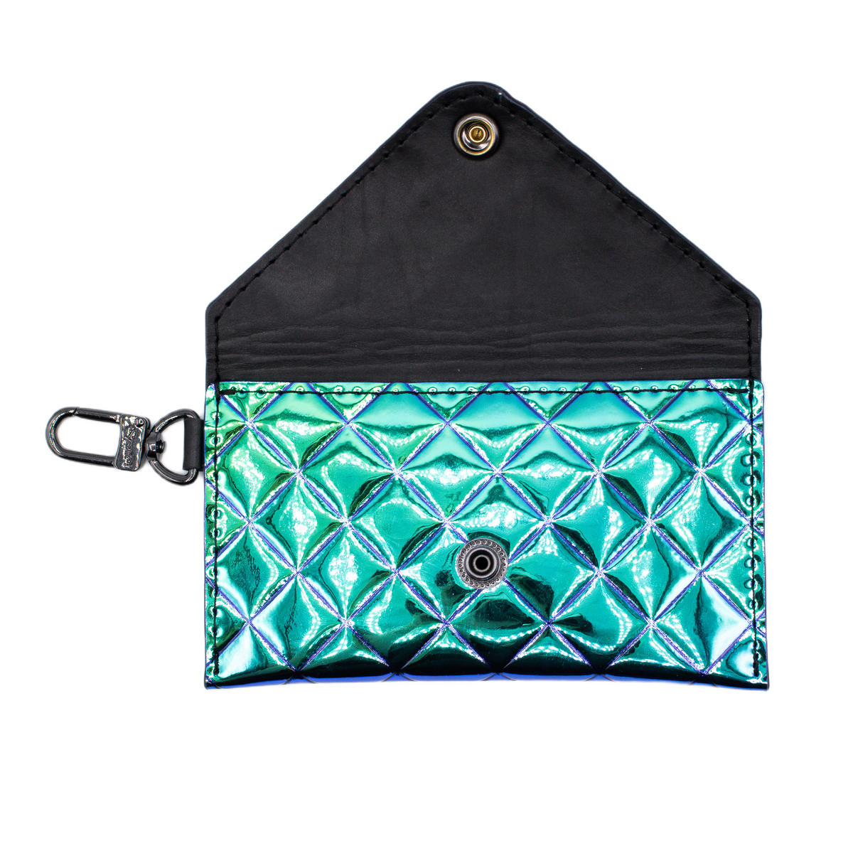Blue Lumina Quilted Envelope Wallet – Spark*l
