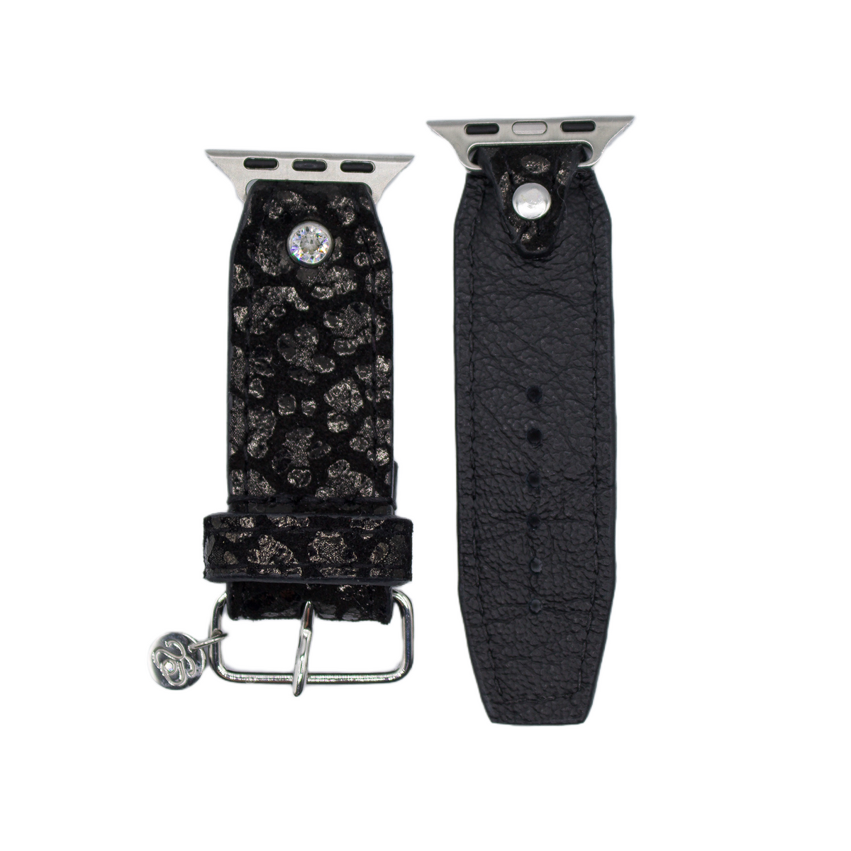 LOT #214 - Leopard Noir Skinny Sivella Watchband (Size 1, All Watch Ty ...